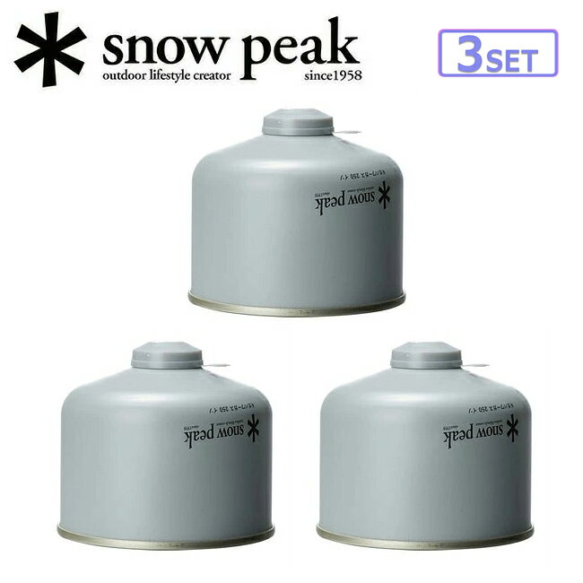 メーカー希望小売価格はメーカーカタログに基づいて掲載していますSpec ブランド名 Snow Peak スノーピーク 商品名 ギガパワーガス250イソ (3個セット) メーカー型番 GP-250SR サイズ φ10.7×9cm※メーカーサイ...