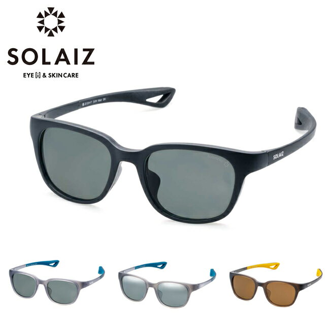 メーカー希望小売価格はメーカーカタログに基づいて掲載していますSpec ブランド名 SOLAIZ ソライズ 商品名 EIGHT SUN メーカー型番 サイズ カラー Matt BK/偏光GRYMatt Smoke/偏光GRYMatt Smo...