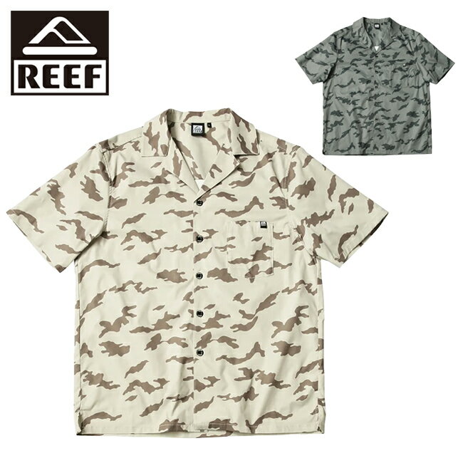 メーカー希望小売価格はメーカーカタログに基づいて掲載していますSpec ブランド名 REEF リーフ 商品名 CAMO OPEN COLLAR S/S SHIRTS カモオープンカラーショートスリーブシャツ メーカー型番 RFWSM2402...