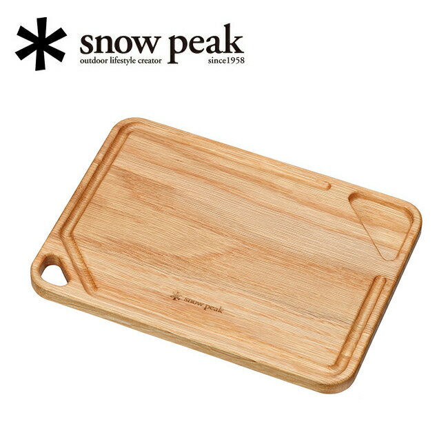 メーカー希望小売価格はメーカーカタログに基づいて掲載していますスノーピーク (snow peak) /MYプレートサイズ：180×250×15（h）mmBBQ時に便利な新発想テーブルウェア材質：天然木(オーク）重量： 500g ------...