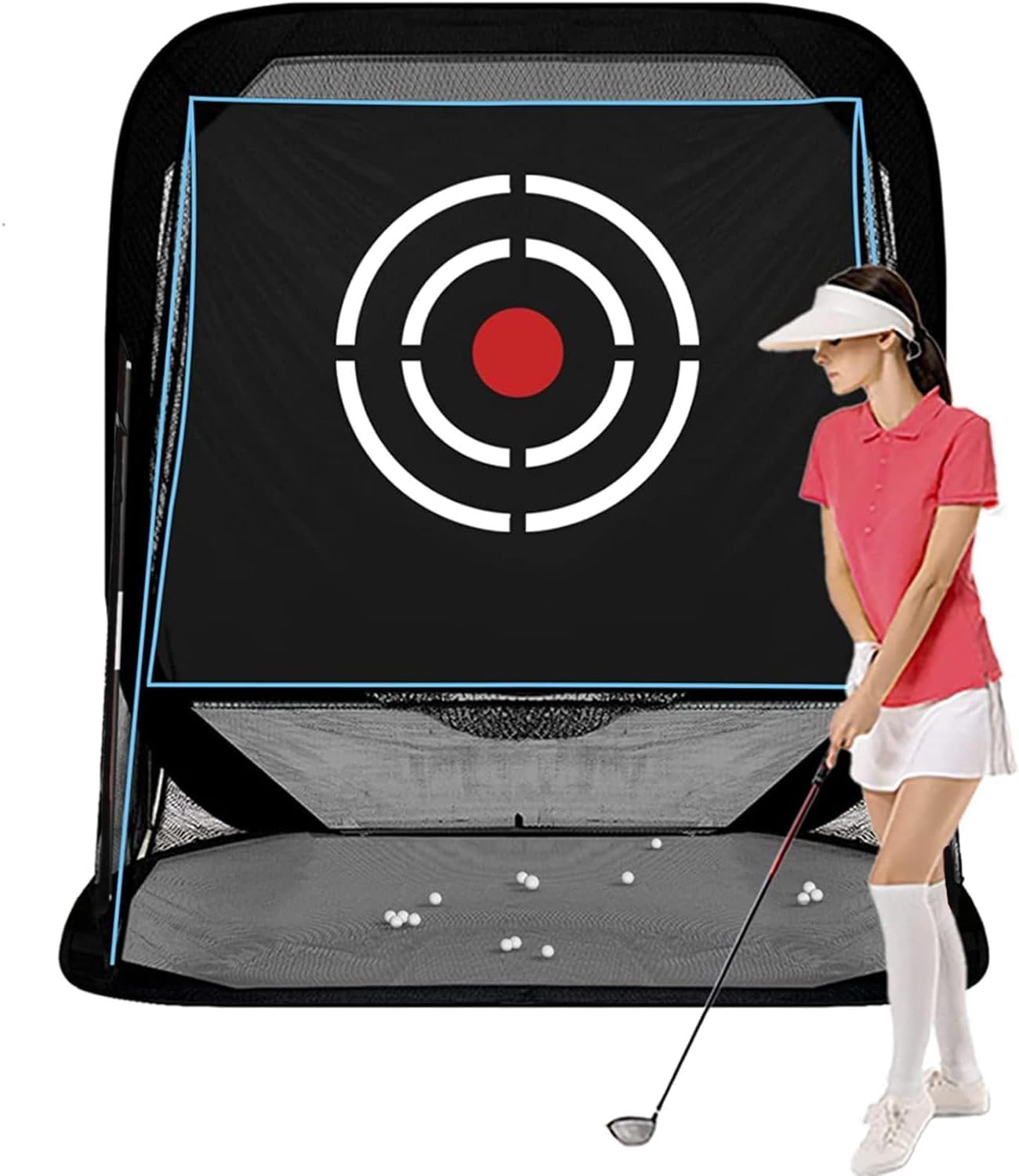 【プロも認める高精度アプローチ練習が自宅で可能に】 このゴルフネットは、本格的なゴルフ練習を室内でも安心して行える、静音設計の防球ネットです。サイドネットでボールの飛散を防止し、ベルベット素材のターゲット部分が打撃音を吸収。マンションや自宅...