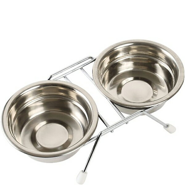 カタカタ音なく落ち着いて食べられる吸音ラバー付のステンレス食器。犬猫用。 【 カラー 】 シルバー 【 材質・成分・素材など 】 《食器》ステンレス、合成ゴム《スタンド》スチール、合成ゴム 【 製品重量 】 210g 【 製造国 】 インド...