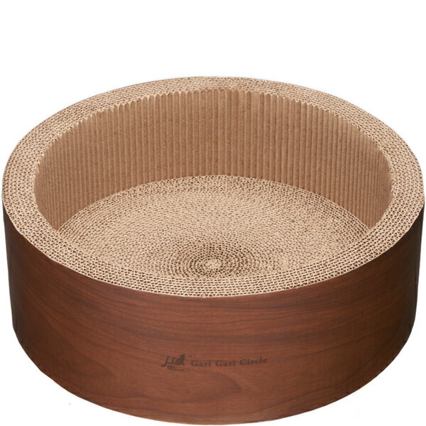 愛猫たちが最高にくつろげるように開発された愛猫専用の爪とぎです。愛猫がすっぽり丸くなってくつろげる、サークル型クラウチングタイプです。爪とぎ時の削りカスが飛び散りにくい構造設計になっています。人気のガリガリサークルがお部屋に合う3色のナチュ...