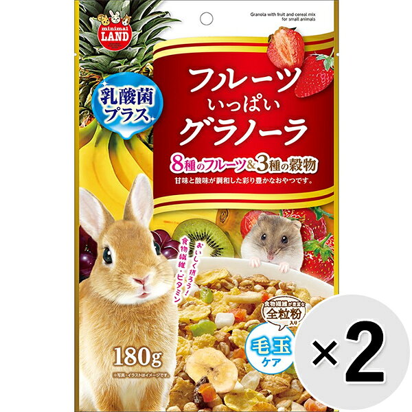 ・8種のバラエティー豊かなフルーツと3種の穀物をミックス。甘味と酸味が調和したおやつです。・食物繊維でおなかスッキリ、毛玉ケアをサポートします。 【 メーカー名 】 マルカン 【 JANコード 】 4906456548928