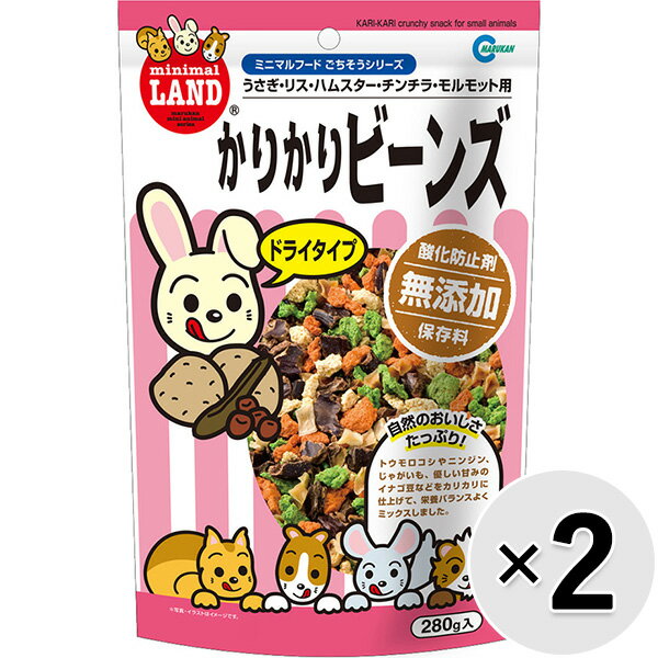 小麦、トウモロコシなどの穀物とジャガイモをカリカリに仕上げ、甘いイナゴ豆も入った栄養バランスのとれたフードです。 【 メーカー名 】 マルカン 【 JANコード 】 4906456557203