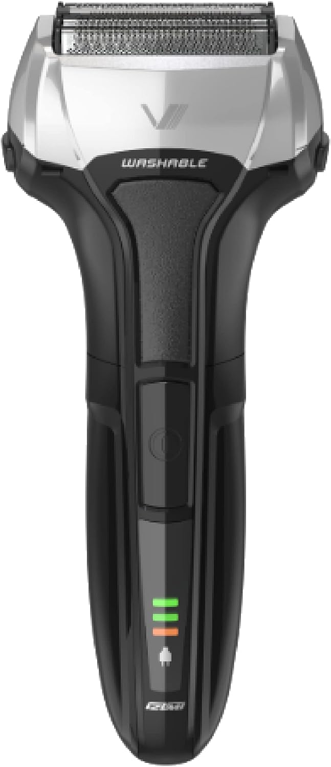 商品情報 電源:充電式 蓄電池:Ni-MH 消費電力:1.4W 充電時間:約16時間 外形寸法:幅66×奥行40×高さ155 mm 質量:約155g 同梱品:キャップ、電源アダプター、取扱説明書 替刃:外刃：SO-V557　内刃：SI-V5...