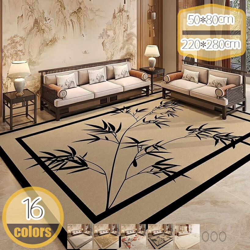 メイン素材：ポリエステル【柔らかな肌触り&アンティーク調】こちらのラグにはなめらかな肌触りのマイクロファイバー生地を使用。 色彩豊かに花柄が優雅に描かれているアンティークデザインです。シンプル系やカジュアル系、レトロなヴィンテの部屋など幅広...