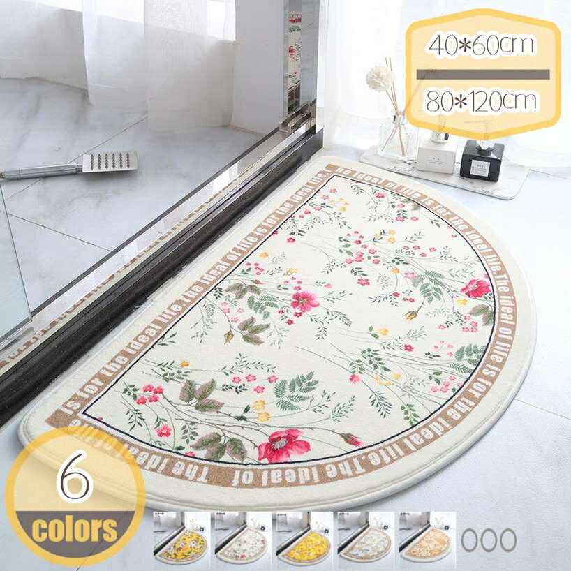 メイン素材：ポリエステル【ふわふわした肌触り】お風呂マットの表面は高密度で毛足のマイクロファイバーで作られており、足を踏みしめると濃密な毛が足を包んでいるような感じがする。ふんわり・さらっとした肌触りで、お風呂上がりもサラサラで快適。冬の寒...