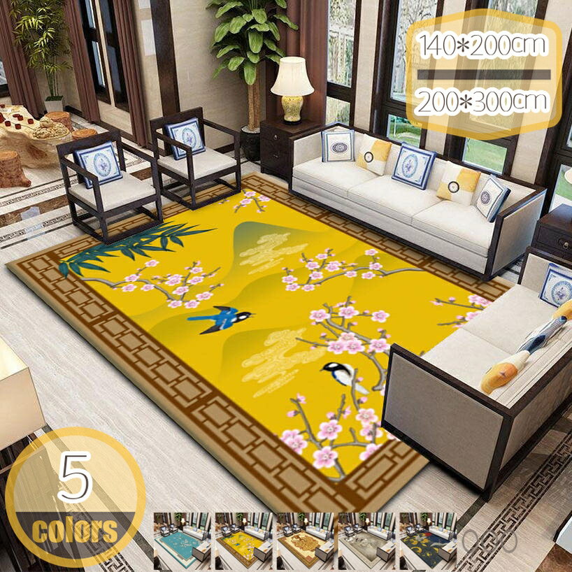 メイン素材：ポリエステル【柔らかな肌触り&アンティーク調】こちらのラグにはなめらかな肌触りのマイクロファイバー生地を使用。 色彩豊かに花柄が優雅に描かれているアンティークデザインです。シンプル系やカジュアル系、レトロなヴィンテの部屋など幅広...