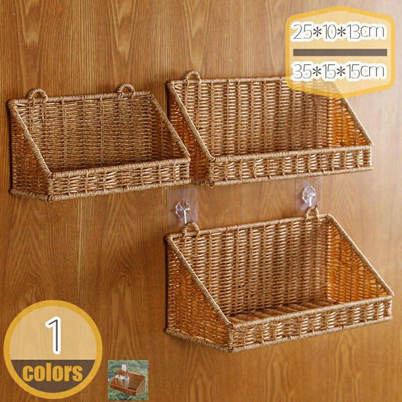 メイン素材：つる■商品サイズ：奥行き×横幅×高さcm「1個入り」。【日本風雰囲気】ラタンで作ったかごは、素材本来の色がナチュラル雰囲気を引き出します。シンプルなデザイン、丁寧な織り目、オシャレな色変化が和洋問わず大人気です。古典風や現代風、...