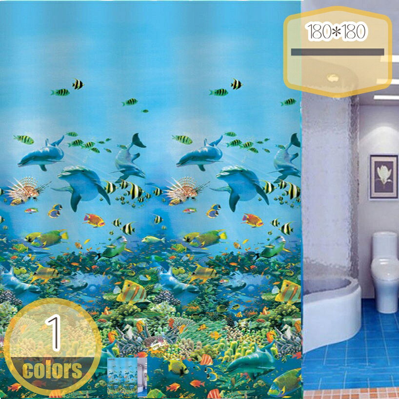 メイン素材：ポリエステル◆【セット内容】180*180◆【撥水】ベーシック シャワーカーテンは水をはじくので、シャワーやお風呂の水しぶきや水はねを抑えます。カーテン単独で、またはファブリック製カーテンのライナーとして使えるこのカーテンは、長...
