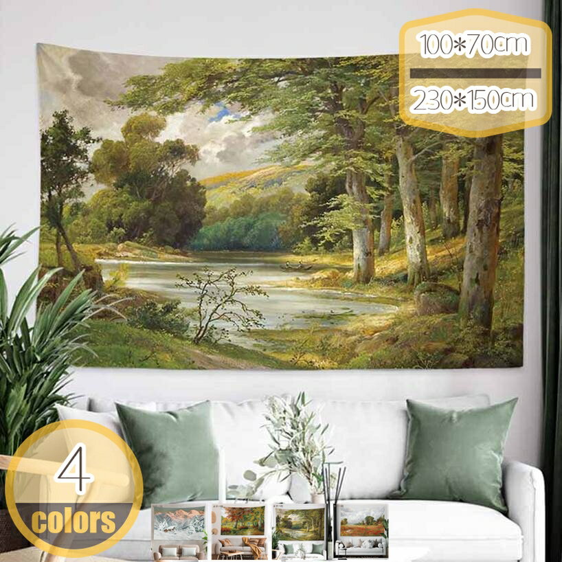 メイン素材：ポリエステル【部件付き】タペストリー、無痕フック、金属クリップ 届いてすぐに飾り付けできます！ 【サイズ】：100*70cm 、150*100cm、 180*120cm、 200*135cm、 230*150cm【高級な材質】ポ...