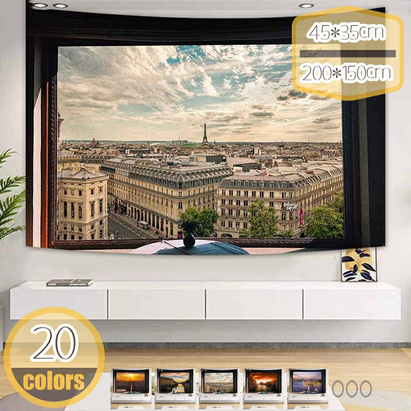 【クリックして他の色を選択してください】他の色1メイン素材：ポリエステル【部件付き】タペストリー、無痕フック、金属クリップ 届いてすぐに飾り付けできます！ 【サイズ】：100*72cm、 150*130cm、 200*150cm 、45*3...