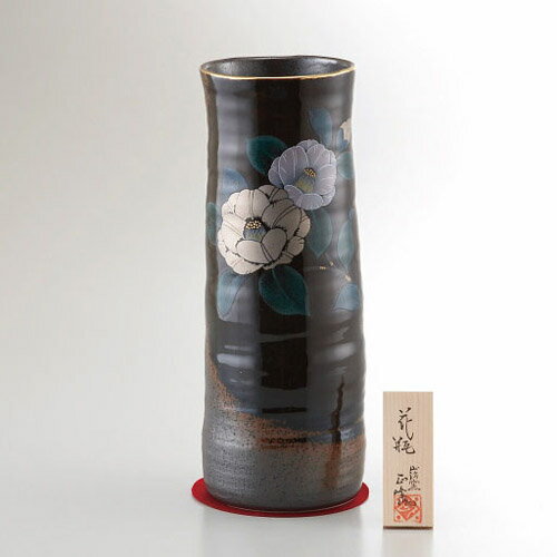 贈り物に最適なギフト対応商品 箱サイズ 　33.5×13.5×13cm 素　材 　美濃焼（陶器） 商品内容 　花瓶　1本　直径11.5×高さ30cm　敷布、立札付