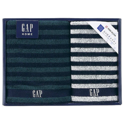 贈り物に最適なギフト対応商品 箱サイズ 　31×23×5cm 素　材 　綿100％ 商品内容 　フェイスタオル　　1枚　34×75cm 　ウォッシュタオル　1枚　34×35cm　 　 GAP　（ ギャップ ） GAPはクリーンで自信に満ち溢...