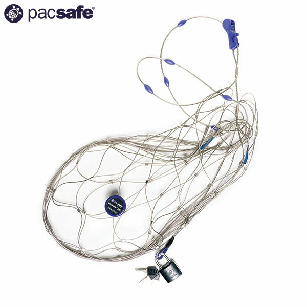 パックセーフpacsafe パックセーフ55はバックパックやダッフルバッグなどの鞄をステンレス製メッシュで包み込み、いつでも安全な旅をサポートします。商品サイズ:H17×W12×D5cm重量:580g容量:85-55L素材:外部：ステンレス...