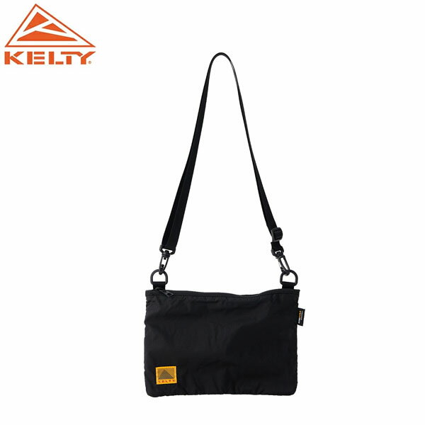 3259271926AIRY FLAT POUCH SBlack軽量で撥水性に優れたコーデュラ30デニールを生地に使用太「KELTY AIRY LINE」。ネームは80年代の復刻デザイン。旅行にも、普段使いにもKELTYの超優秀サコッシュ風...