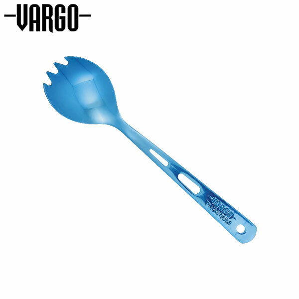 チタニウム スポーク ブルー ポリッシュ仕上げが美しい。スプーン、フォークとして使えるスポーク。 VARGO(バーゴ)とは 「バーゴ」は、主にチタン製の商品を多数展開している、アメリカのアウトドアギアブランドです。軽量で丈夫なバーゴの商品は...
