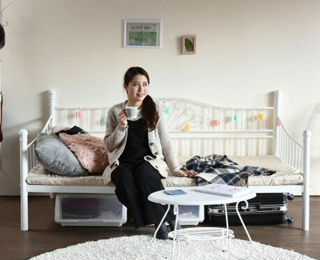 マットレスは付属しません。フレームのみの販売です。キーワード：ディベッド デイベット ディベット ベッドフレーム パイプベッド ソファーベッド ベッド シングル セミダブル ソファー 2人掛け シングルベッド アイアン 家具 アイアンワーク...