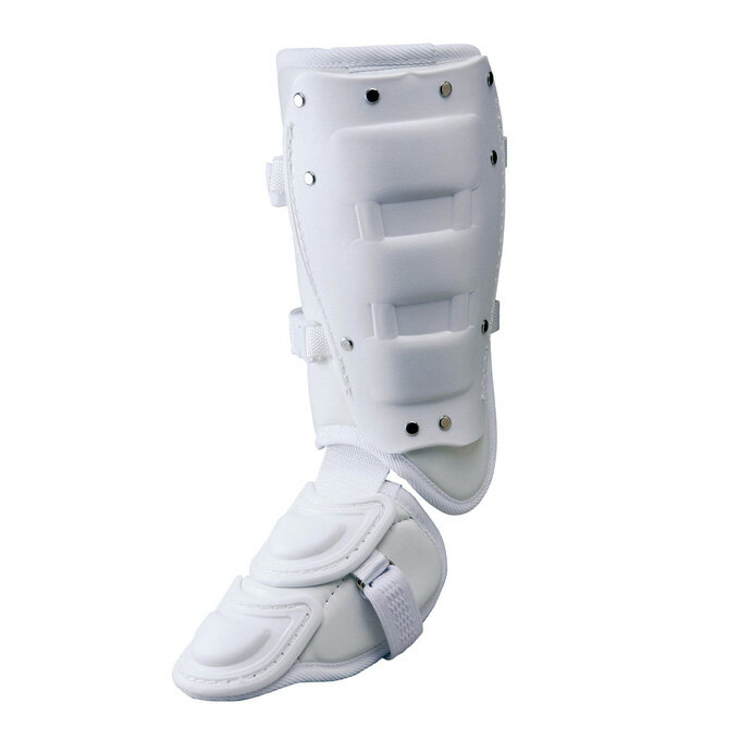 王道の樹脂型フットガード。二次利用も可能な専用収納袋付き。高校野球ルール対応モデル。 ■カラー：01 ( ホワイト ) ■サイズ：スネ部高さ/23cm ■原産国：日本、中国 ※原産国をお選びいただくことはできません予めご了承ください。 ■重...