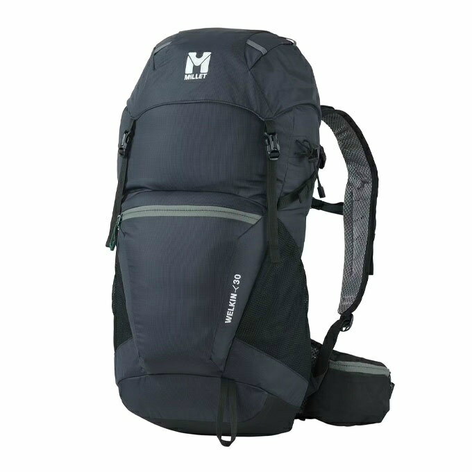 汗がベタつきにくいメッシュ仕様の軽量ザック 日帰り～夏の小屋泊登山にちょうどいい30Lサイズの快適バックパック。 背面パッドがメッシュ加工され、軽量で高い通気性持つグリーンシーズン用バックパック。 荷物の増減に対応できる雨蓋式で、初心者にも...