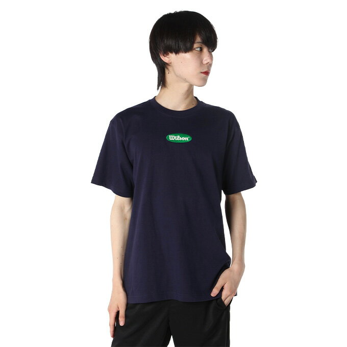 ■カラー：NV/MGR ( NAVY×MGREEN ) ■サイズ：M、L、XL、2XL ■素材：綿100% ■原産国：中国 ■着用サイズ：L ( 身長/180cm ) 検索ワード：半袖Tシャツ 半袖シャツ 半そで Tシャツ 機能Tシャツ ベ...