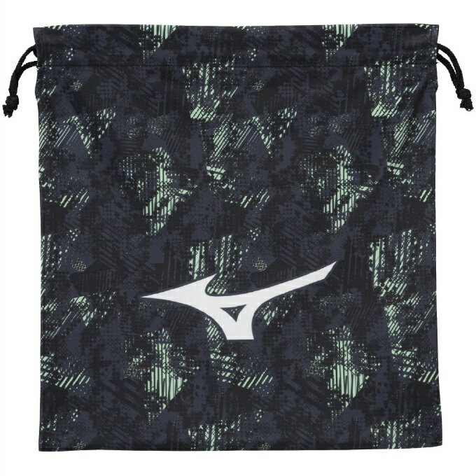 グラブ、スパイク、手袋などを収納できる柄入りマルチ袋。 ■カラー：09ブラック ■サイズ：縦38cm×横35cm ■組成：ポリエステル100% 検索ワード：バック かばん 鞄 ジムサック フィットネスバッグ ランドリーバッグ シューズバッグ...