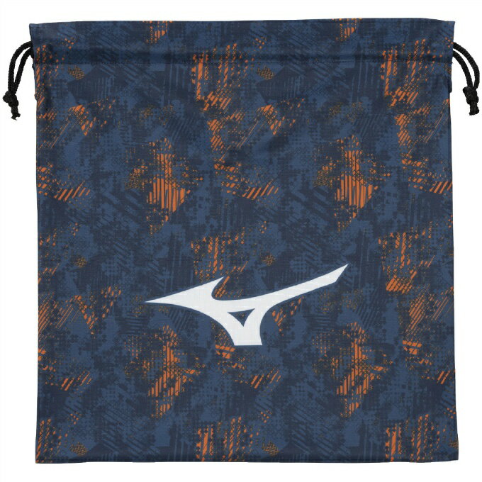グラブ、スパイク、手袋などを収納できる柄入りマルチ袋。 ■カラー：14ネイビー ■サイズ：縦38cm×横35cm ■組成：ポリエステル100% 検索ワード：バック かばん 鞄 ジムサック フィットネスバッグ ランドリーバッグ シューズバッグ...