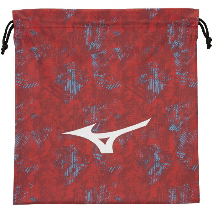グラブ、スパイク、手袋などを収納できる柄入りマルチ袋。 ■カラー：62レッド ■サイズ：縦38cm×横35cm ■組成：ポリエステル100% 検索ワード：バック かばん 鞄 ジムサック フィットネスバッグ ランドリーバッグ シューズバッグ　...