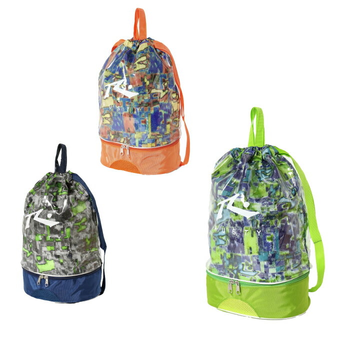 ■カラー：OG、NV、GY ■サイズ：F ■素材： PVC、ポリエステル ■原産国：中国 検索ワード：プールバッグ スイムバッグ