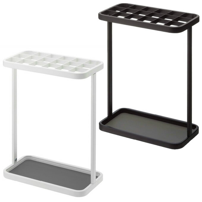 ■カラー：BK(772751)、WH(772750) ■サイズ：約W33×D17.5×H42.5cm ■品質： 本体・受け皿/スチール(粉体塗装) マット/合成ゴム ■付属品：六角レンチ ■傘収納可能数：18本 ■原産国：中国 メーカーから...