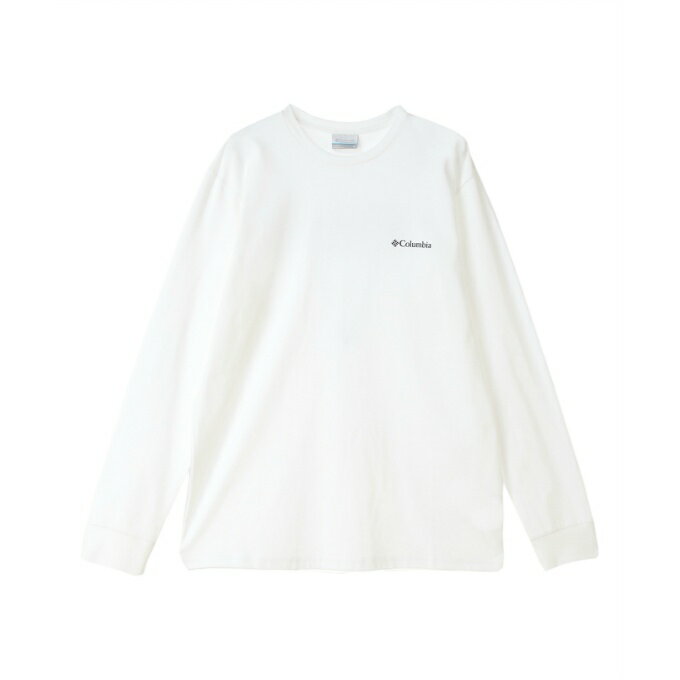 ヴィンテージライク×アウトドアテイストのコットン長袖Tee ■カラー：White(White、 Branded Blanket) ■サイズ(cm)： S ( 着丈/66、胸囲/103、肩幅/45、ゆき丈/82.5 ) M ( 着丈/68.5...