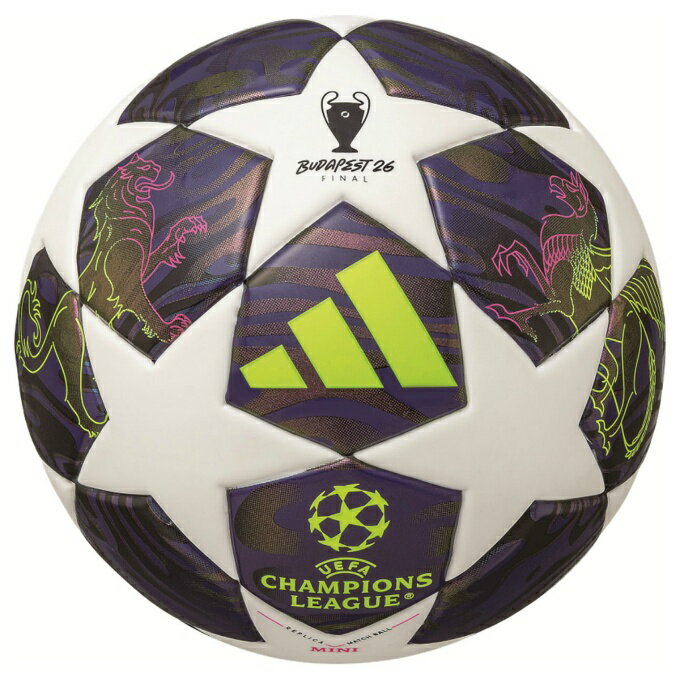 UEFA チャンピオンズリーグ 2025-2026 ノックアウトステージ 公式試合球 同デザイン レプリカミニモデル ■カラー：WH ■サイズ：ミニ ■素材：人工皮革 ■原産国：パキスタン ※商品画像はサンプルのため、若干の仕様変更がある場...