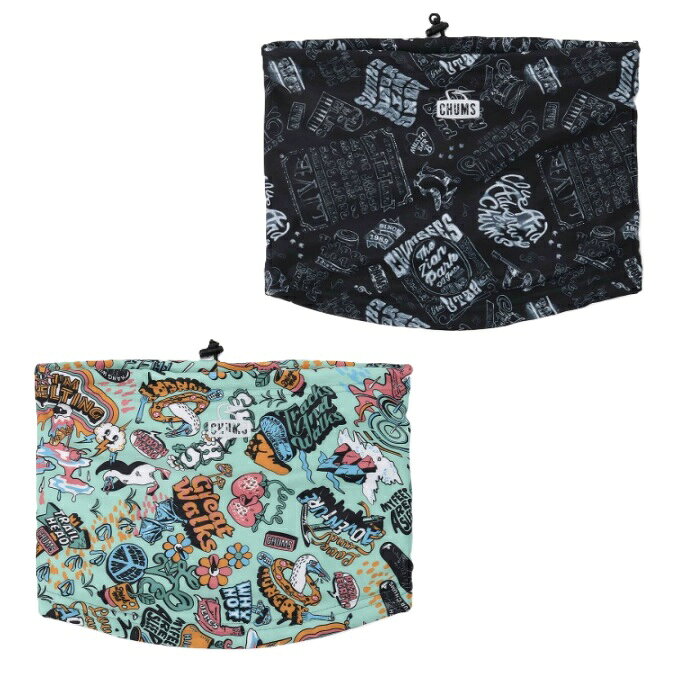 【CHUMSランニングシリーズ】裏起毛トリコット素材と「OCTA（オクタ）」の2層構造であたたかくて蒸れにくいネックウォーマー ■カラー：Great Run、Live House ■サイズ：F ( W/30cm×H/23cm(後部18cm)...