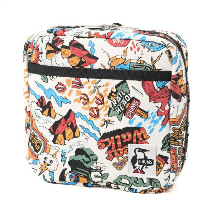 仕分けしやすい内ポケットで整理整頓もばっちり、自立可能なスクエア型ポーチ 【素材特性】 柔らかなスウェット素材をメインに、裏地や負荷が多くかかる箇所には高強度のポリエステル素材を合わせた、CHUMS定番の「Sweatシリーズ」。表面には撥水...