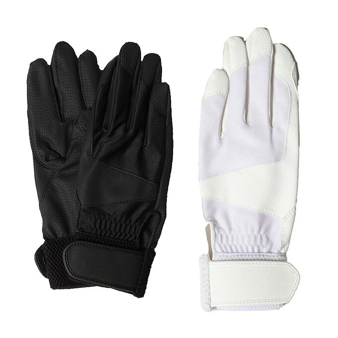 ■カラー：WH、BK ■サイズ：JS、JM、JL 検索ワード：左打者用 右打者用 バッティング手袋 バッティンググラブ 少年用