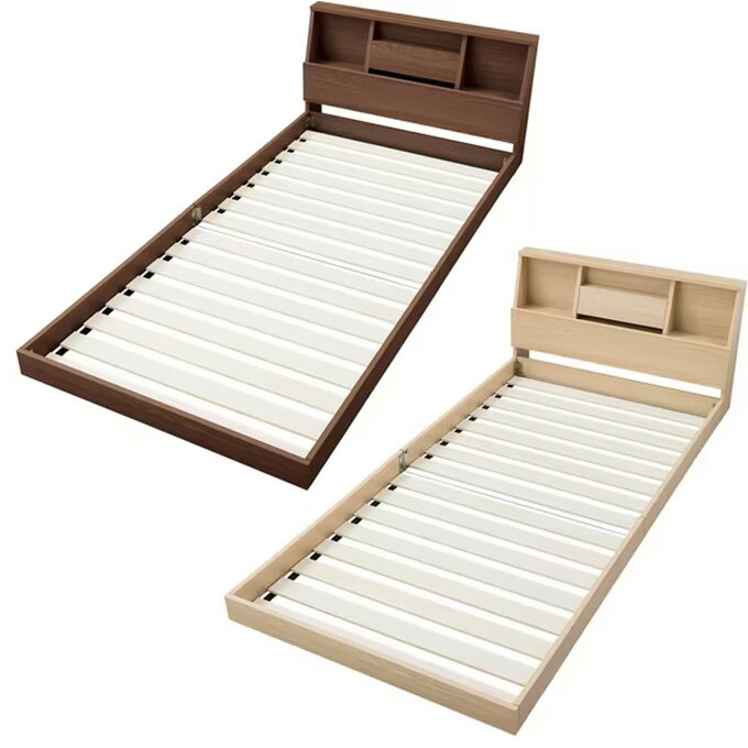 床板が低く、お部屋に開放感を生み出すフロアベッドです。くつろぎ空間を演出します。マットレスのズレを防ぐ落とし込みタイプです。フレーム内にマットレスが収まります。床までの距離が近く、ベッドから転落しても衝撃が緩和できます。小さなお子さまがいる...