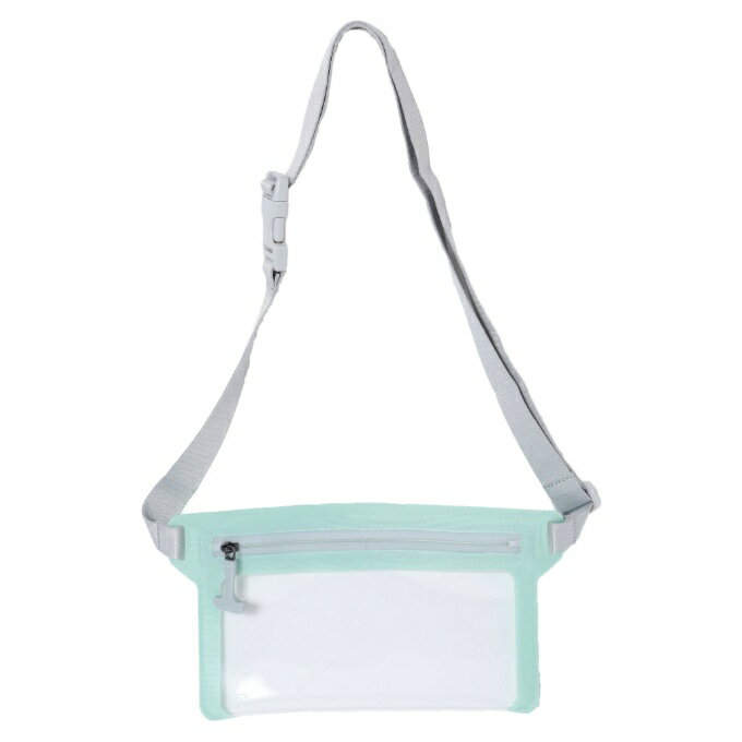 ■カラー：AQLG ■本体サイズ：約265(W)×5(D)×140(H)mm ■内寸(参考)：約190(W)×100(H)mm※2 ■ファスナー開口部：約183mm ■付属品：取扱説明書(保証書付) ■質量：約92g ■材質：TPU／ナイロ...