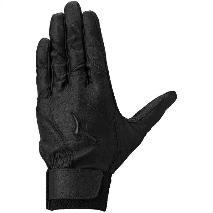 ■カラー：90(ブラック×ブラック) ■サイズ：S（22～23cm） ／ M（24～25cm） ／ L（26～27cm） ■着用：両手用 ■用途：バッティング用 ■素材・製法：平側素材 合成皮革 ／ 甲側素材 合成皮革、合成繊維 ■原産国：...