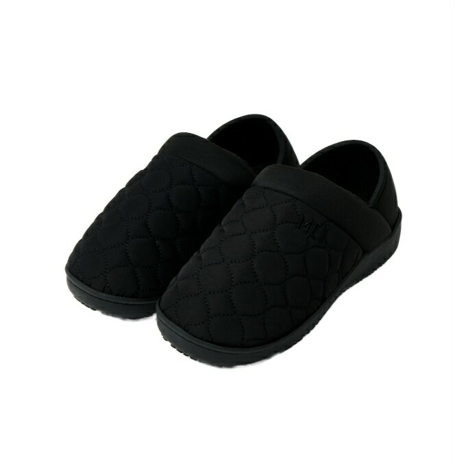 秋冬に大活躍するMEIのモックシューズ！おしゃれなキルティングデザイン。踵を踏んで履ける2WAY仕様。タウンユースからアウトドアシーンまで活躍してくれる!内側はボア生地を使用した抜群な暖かさ。 ■カラー：BLACK ■サイズ：S ( 25-...