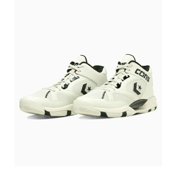 コンバースバスケットボールからクラシックなニューカラーが登場。 アーカイブのACCELERATORを現代の技術でアップデートしたモデル。 ■カラー：OFF WH/BK ■サイズ：24.5cm～28.0cm ■素材： アッパー/メッシュ、TP...