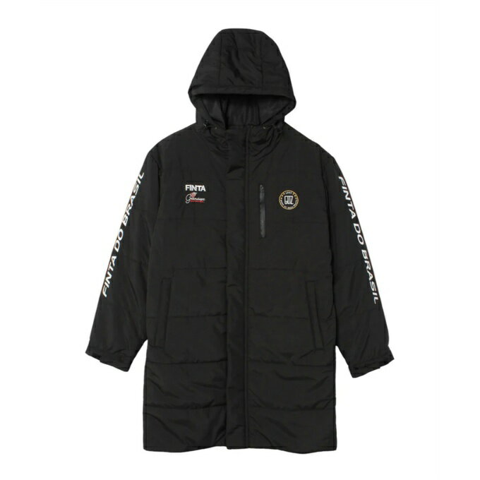 FINTAブランドのジュニアサイズの冬対応のフィールドコート。 ■カラー：0500(BK)ブラック ■サイズ(実寸サイズ)：130、140、150 ・仕上がり寸法(全てcm) 130(着丈/78cm、胸囲/118cm、袖丈/55cm、肩幅/...