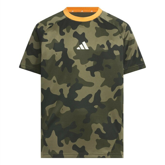 シーズナルのCAMO柄を採用したCAMO PACKの半袖Tシャツ。シーズナルCAMOの総柄を採用。軽量なモックアイレット素材に、動きやすいレギュラーフィット。背面にあるリフレクティブプリントのスリーストライプスが夜間の視認性を確保。 ■カラ...