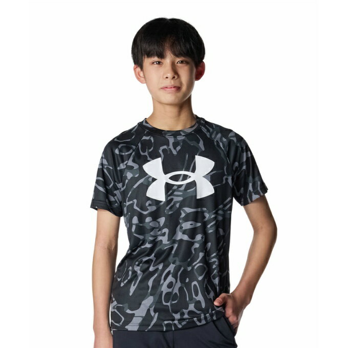 ■カラー：022(Black / White) ■サイズ：130、140、150、160 ■着用感：Loose ■素材：ポリエステル100% ■生産国：マレーシア ■お手入れ方法：洗濯機洗い可能 ■特長： 吸汗速乾性と伸縮性を兼ね備え、柔ら...