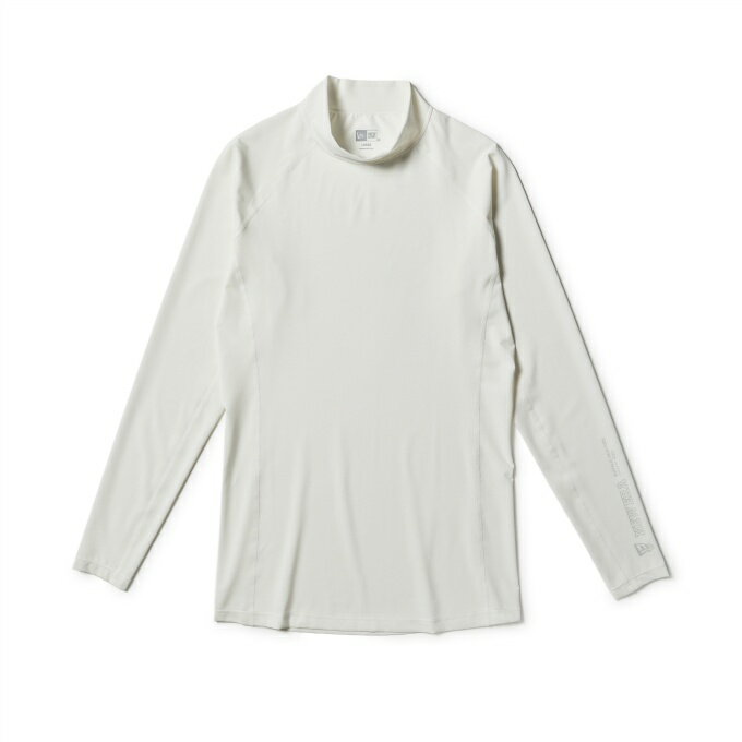 レイヤリングに最適な、シンプルデザインのストレッチアンダーモックTシャツ。 ■カラー：ホワイト ■サイズ：M、L、XL ■素材：ナイロン/ポリウレタン ■原産国：中国 ■特徴：・吸汗速乾・UVカット・抗菌加工を施した、高機能インナーアイテム...