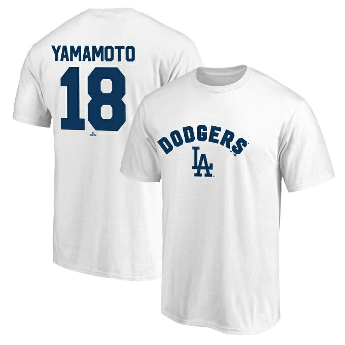 ロサンゼルス・ドジャース人気選手のネームアンドナンバーTEE。綿100%で着心地も◎。 ■カラー：WHITE ■サイズ：M、L、XL ■素材：COTTON 100% ■原産国：ベトナム製 検索ワード：半袖Tシャツ 半袖シャツ 半そで Tシャ...
