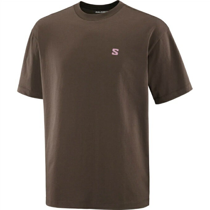 男性用半袖Tシャツ 新しいロゴ、新しいスタイル。柔らかく快適でカジュアルなコットンTシャツに、Salomonロゴを円形に配しました。 ■カラー：COFFEEBEAN ( Coffee Bean ) ■サイズ(cm)： M(EU-S) ( 胸...