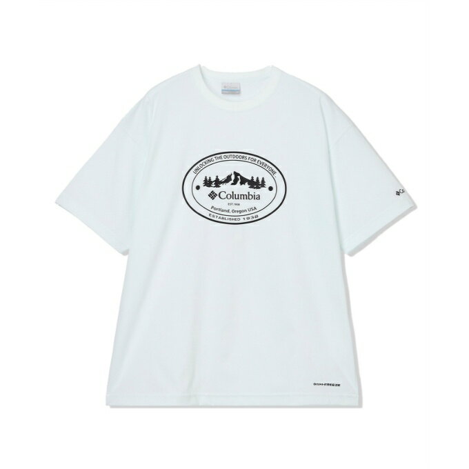ひんやり感と、軽い着心地で、夏を満喫。 ■カラー：WH FP ( 101 White Front Print ) ■サイズ： S ( 着丈/65.5cm、胸囲/109cm、肩幅/51cm、ゆき丈/46.5cm ) M ( 着丈/68cm、胸...