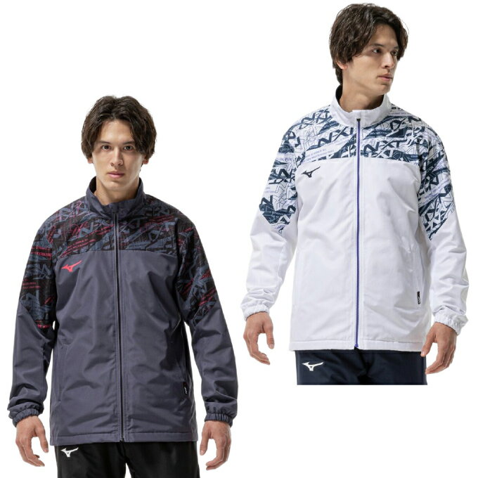 肩部分にN-XTシーズングラフィックをデザインしたブレスサーモウォーマージャケット。 N-XTシーズングラフィックをデザインした、目を引くウォーマージャケット。 ブレスサーモ搭載で、寒い日のトレーニングシーンにぴったり。 撥水機能搭載で、小...