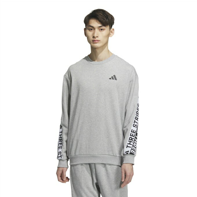 "Three Stripes"でアディダスらしさを大胆に主張した、ルーズフィットのフレンチテリー生地のクルーネック。 ジムでの軽い運動にも、自宅でのリラックスタイムにも、快適さを追求したadidas スウェット。厚手のフレンチテリーの生地を...